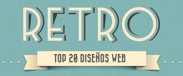 20 diseños web inspirados en estilos retro